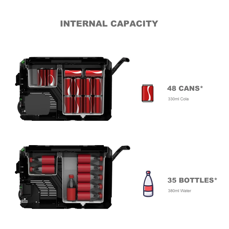 R134a Boyard 12v 24v 48v Dc Freezer Compressor For Mini Fridge Solar ...