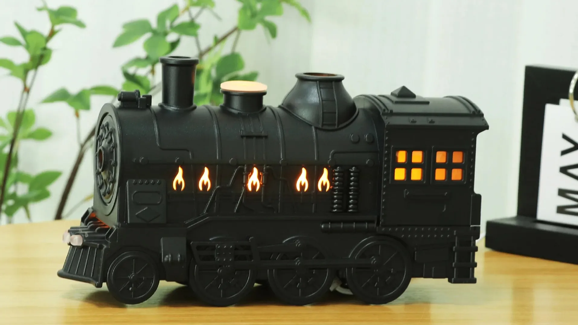 Creative Small Train Smoke Ring Ultrasonic Air Humidifier Home Bedroom ...