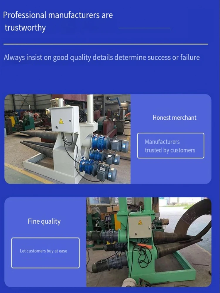 Hydraulic Automatic Tapered Rolling Machine Three Roller Shaft Iron ...