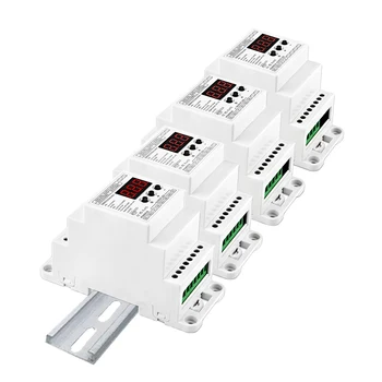 Din-rail Dmx Controller Decoder Dc 12v 24v 1ch 3ch 4ch 5ch Dmx512 1990 To Constant Voltage Pwm ...