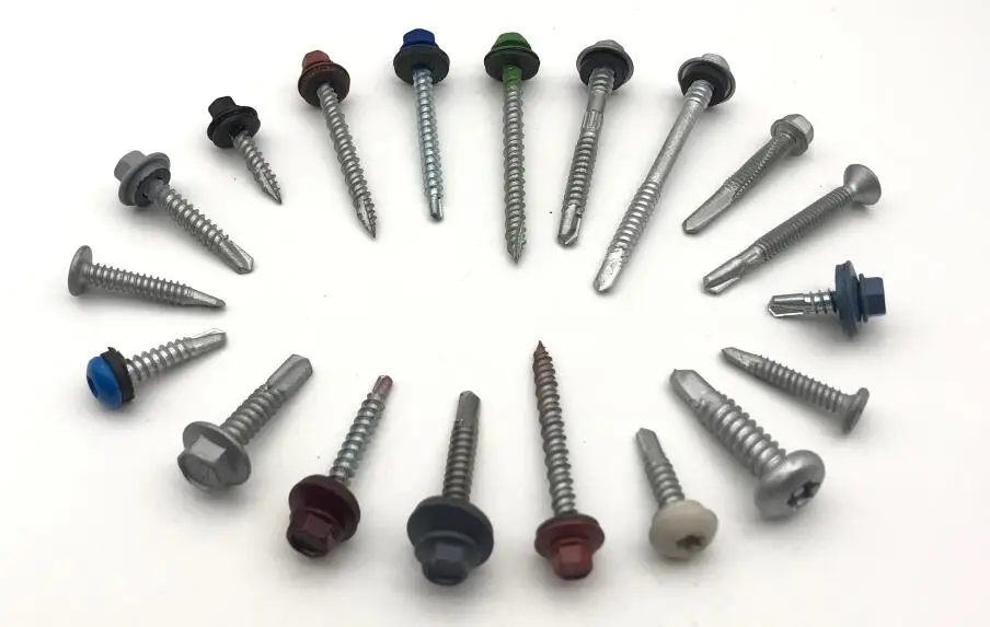 Heavy Duty Series 500 Heavy Steel Self Drilling Screws #4 #5 Tek Screw ...