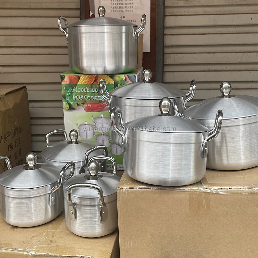 14pcs Aluminum Cooking Pot Set - Best for Home & Restaurant