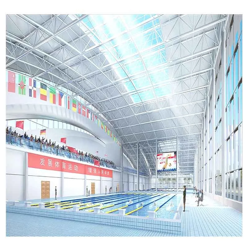 LF Space Frame Auditorium Sheds Construction Steel Structure Sports Hall