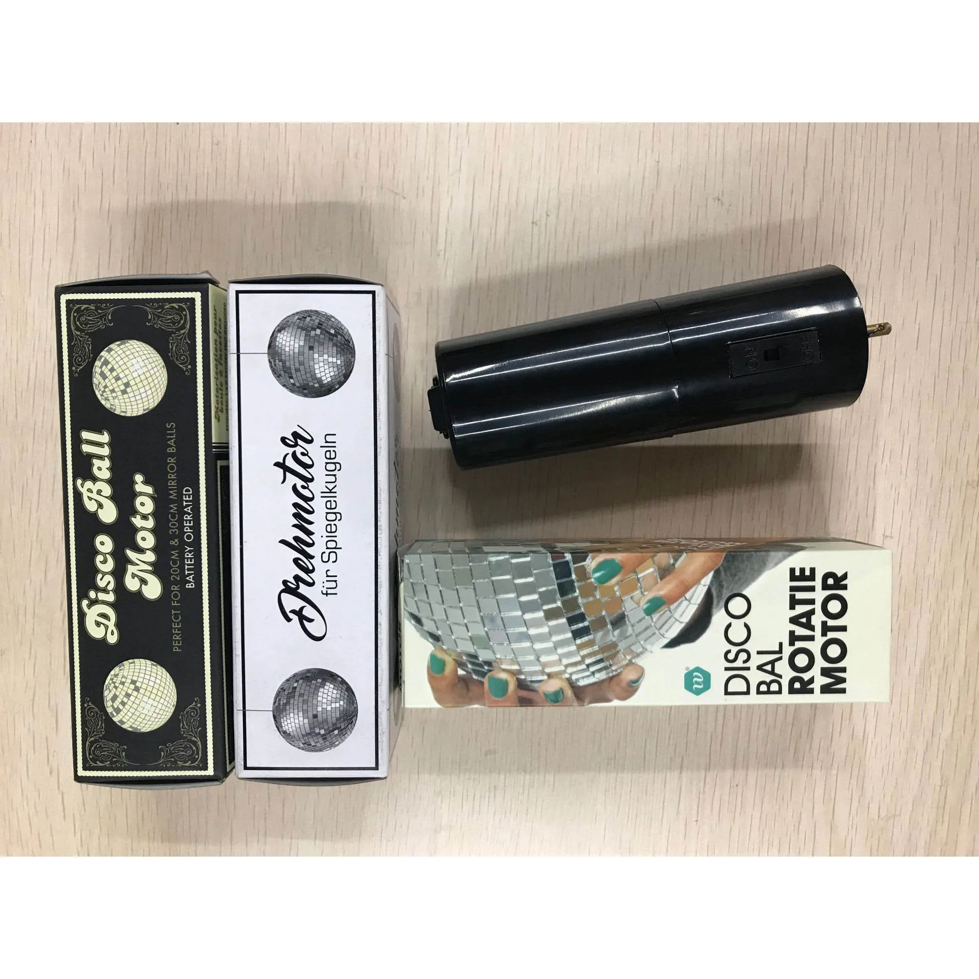 Hot Disco Ball Battery Wind Spinner Motor Small Rotating Battery ...