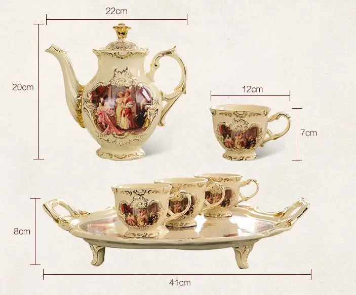 Hot Selling 8 Pcs European Royal Personage Living Room Home Decors ...