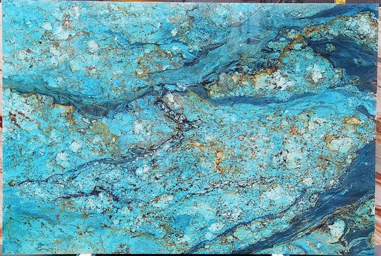 Blue Van Gogh Quartzite Granite for Kitchen Countertops