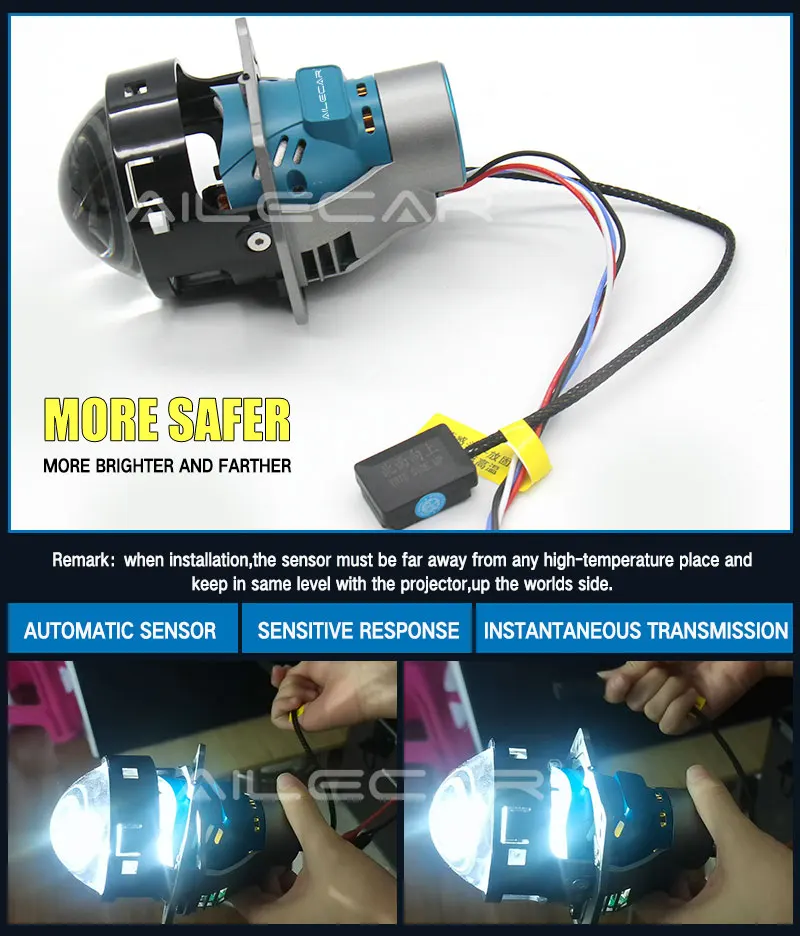 3inch Afs Bi Led Projector Lens Retrofit 58w Adaptive Sensor Car ...