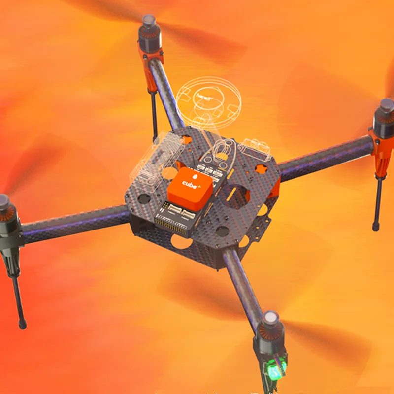 Hex Cube+ Orange Control Module for Quadcopter Drones - Compatible with ...