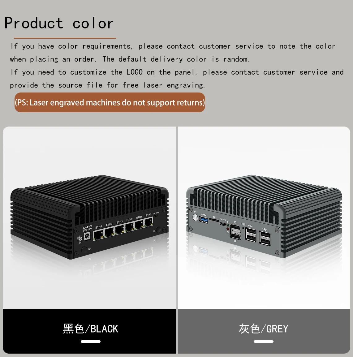 6-lan Intel Core 2.5g Firewall Mini Pc & Wifi 6 Router