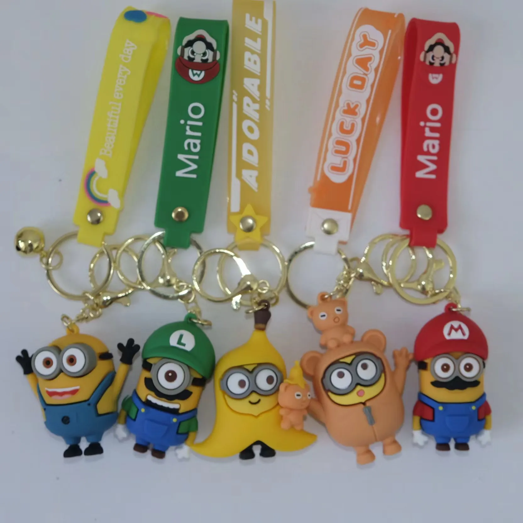 2024 New Design Cartoon Character Keychain Custom 3d Soft Anime Pvc ...