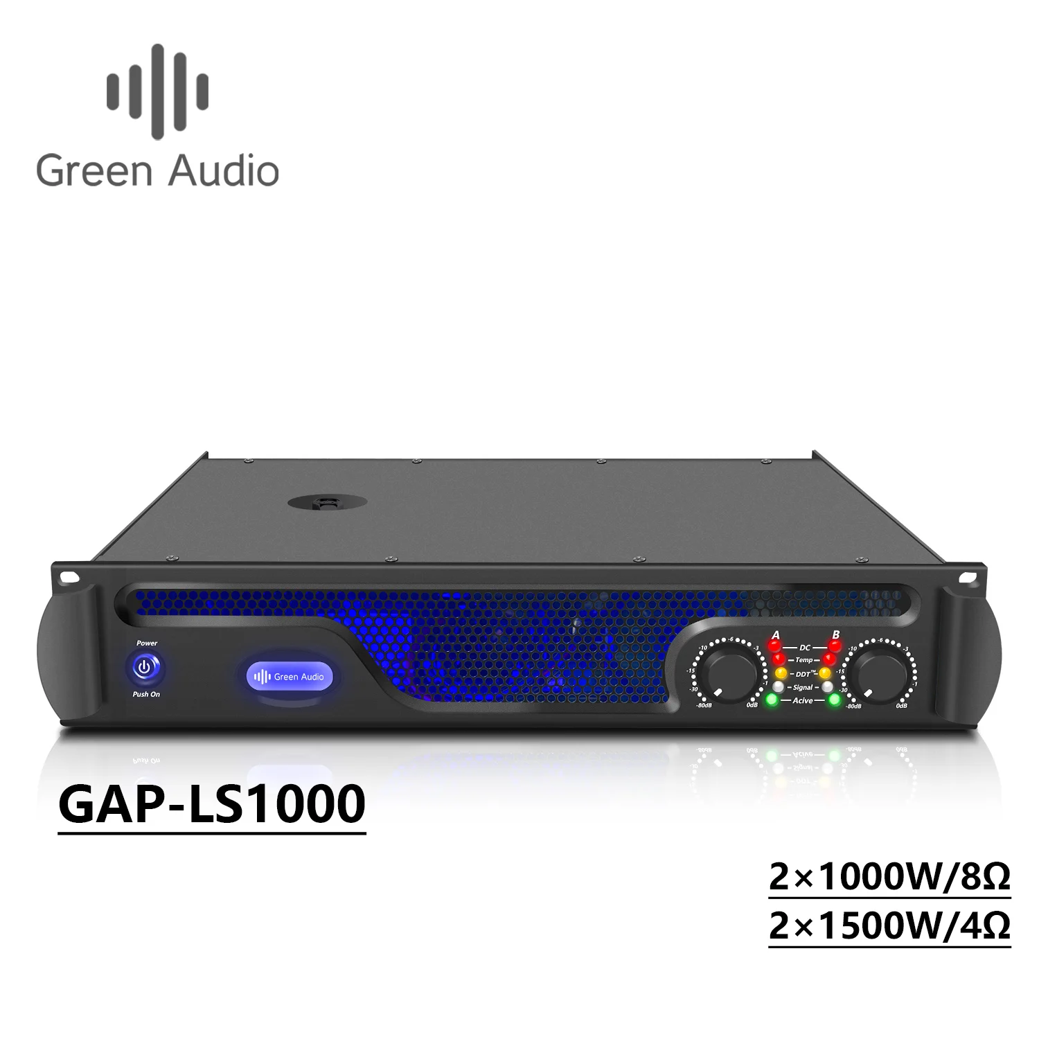 GAP-LS1000 2 Channel Digital Amplifier - 10000W Professional Mixer