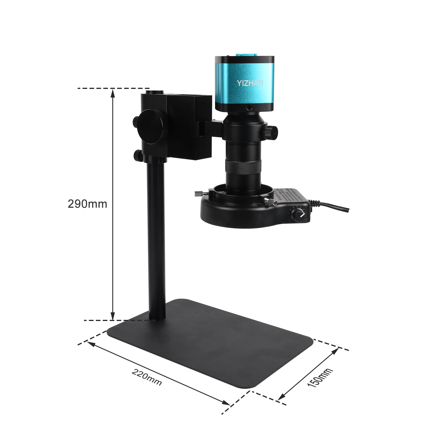 4K Digital Video Monocular Microscope - 130X Zoom Lens