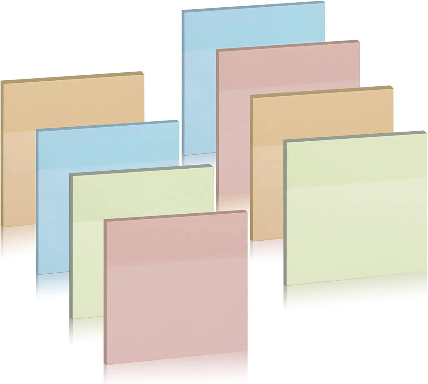 Clear Pastel Color Seffaf Post Sticky Transparente It Sticky Notes ...