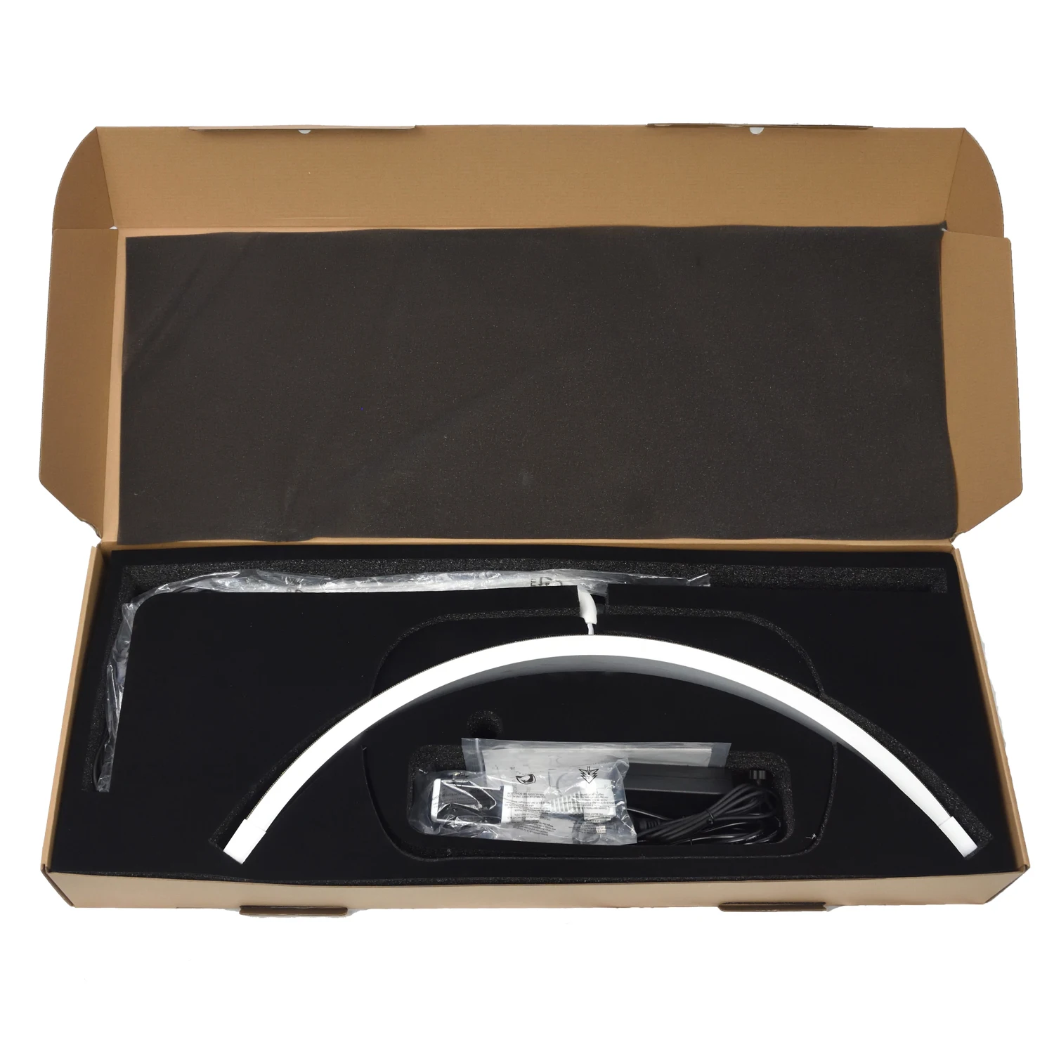 Newest Crystal Led Luna Lash Light 28inch Diamond Half-moon Arc Light ...