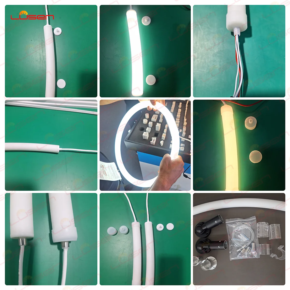 HS-1010 Custom Led Wall Artwork Neon Flex Rope Separated Flexible ...
