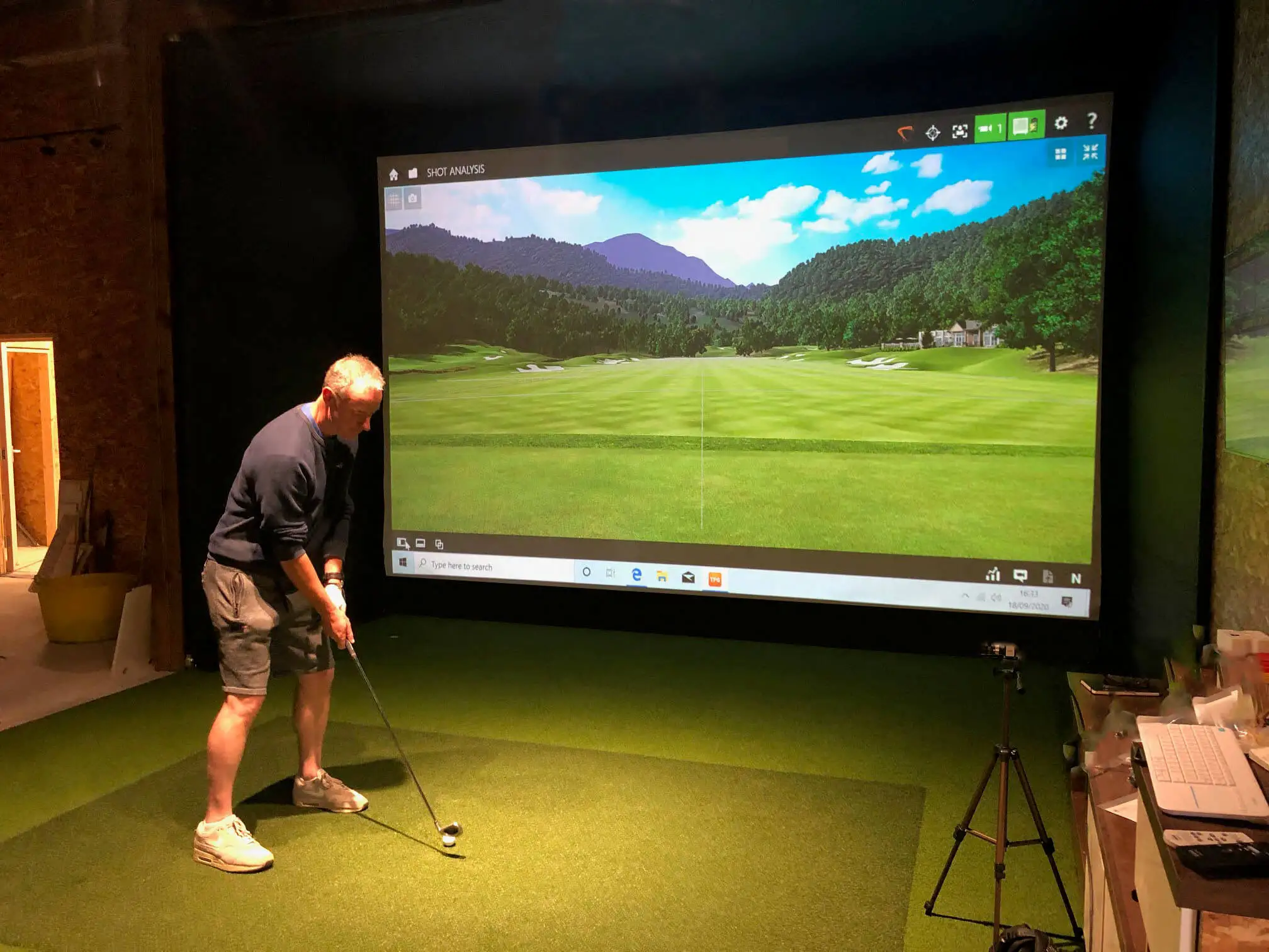 Xyscreen No Rebound 3d Golf Impact Simulator Projector Screen Indoor ...