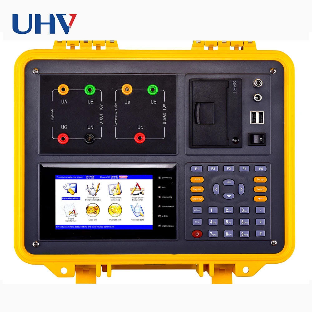 UHV-332 Portable Transformer Ratio Tester Digital Turns Ratio Meter ...