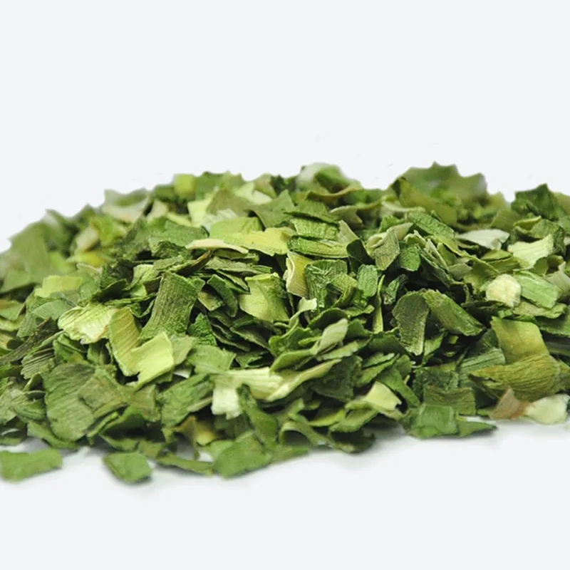 Sliced Dried Green Leek Flakes - Organic Single Herb, OEM | Wholesale