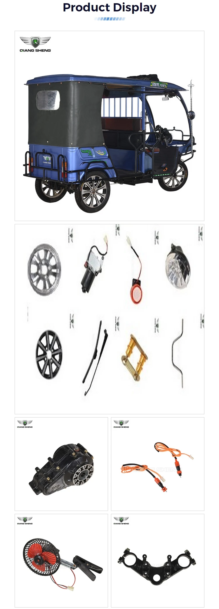 2023 Drift Trike and Electric Rickshaw Spare Parts - QSD