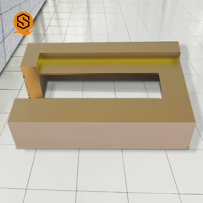 Customized Commercial Acrylic Solid Surface Bar Counters