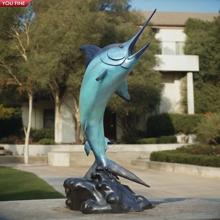 Villa Decoração Personalizado Modern Marlin Bronze Estátua| Alibaba.com