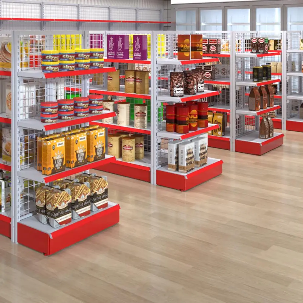 Grocery Store Display Racks /shelves For General Store Supermarket ...