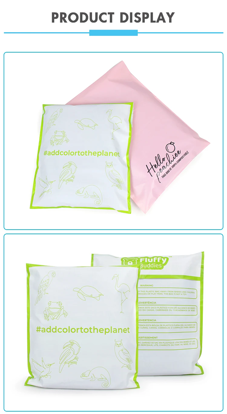 100% Biodegradable Compostable Cornstarch Poly Proimted Padded Mailers ...