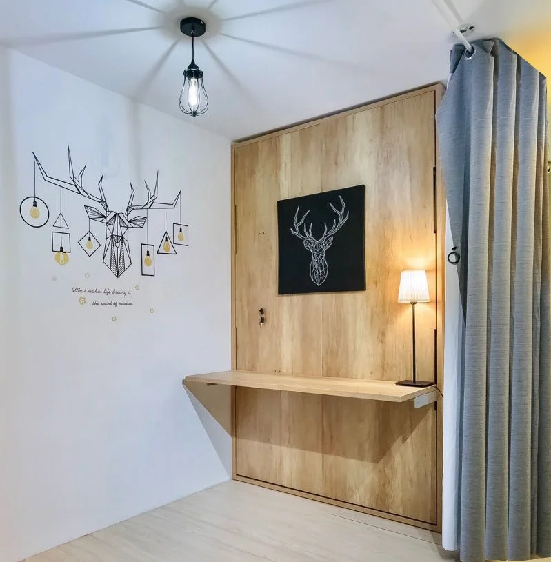 Modern Transformable Murphy Bed Wall Bed Mechanism with Desk| Alibaba.com