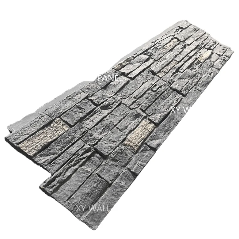 Pu Polyurethane Slate Stone Lightweight Easy Install Faux Culture ...