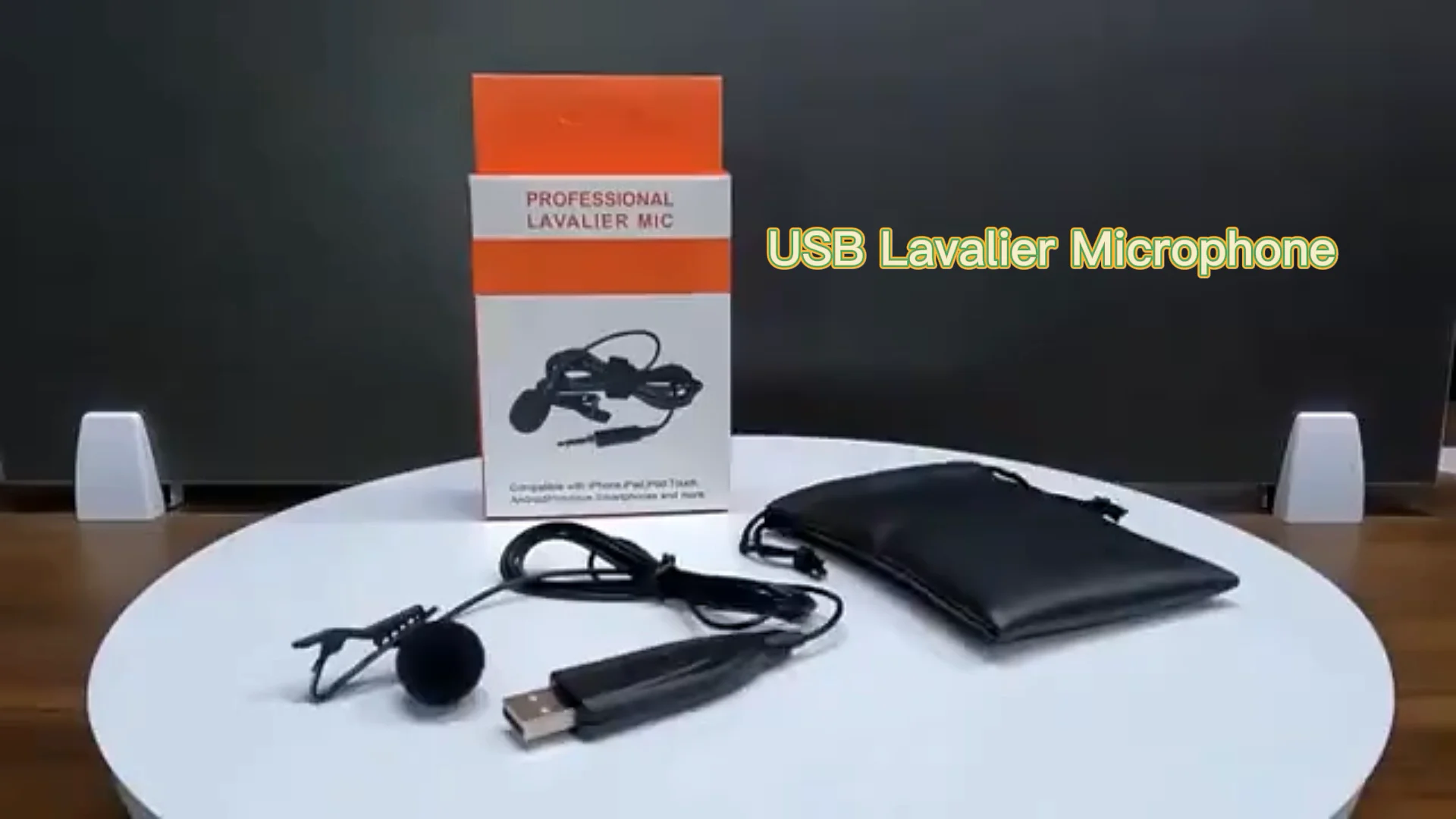 Lavalier Microphone External Hi-fi Recording Noise Reduction Microphone ...