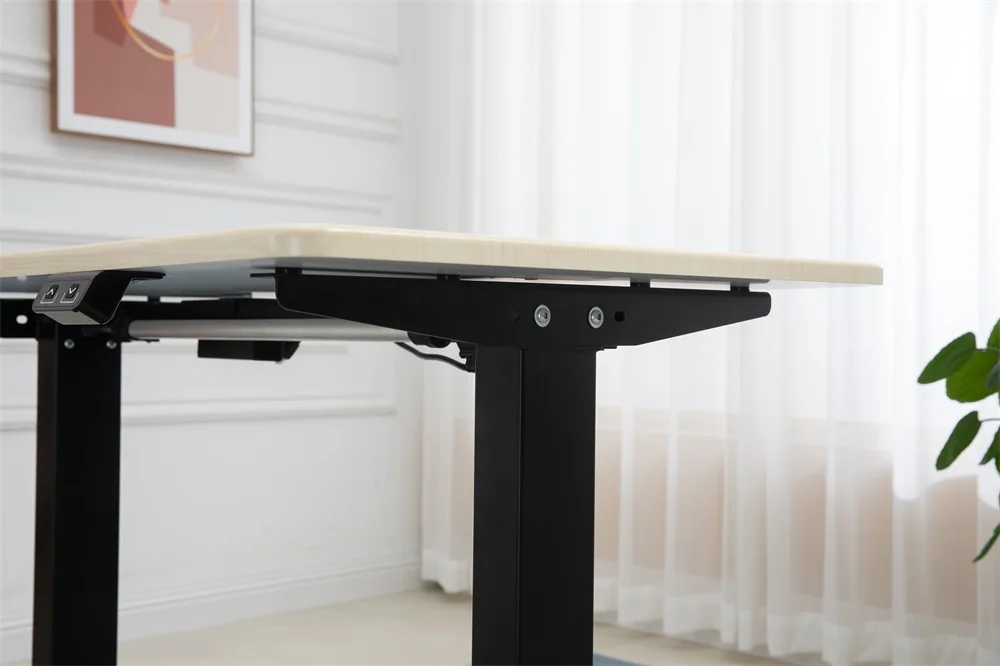 3 Stage Up Lift Column Dual Motor Smart Standing Desks Height ...