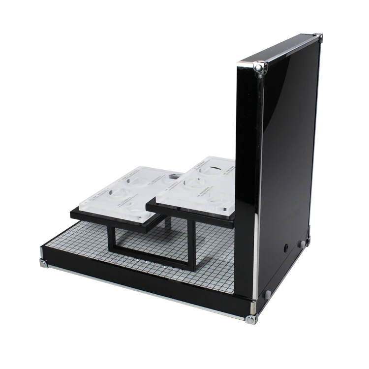 Apex Skin Care Product Display Acrylic Makeup Display Stand With Lights ...