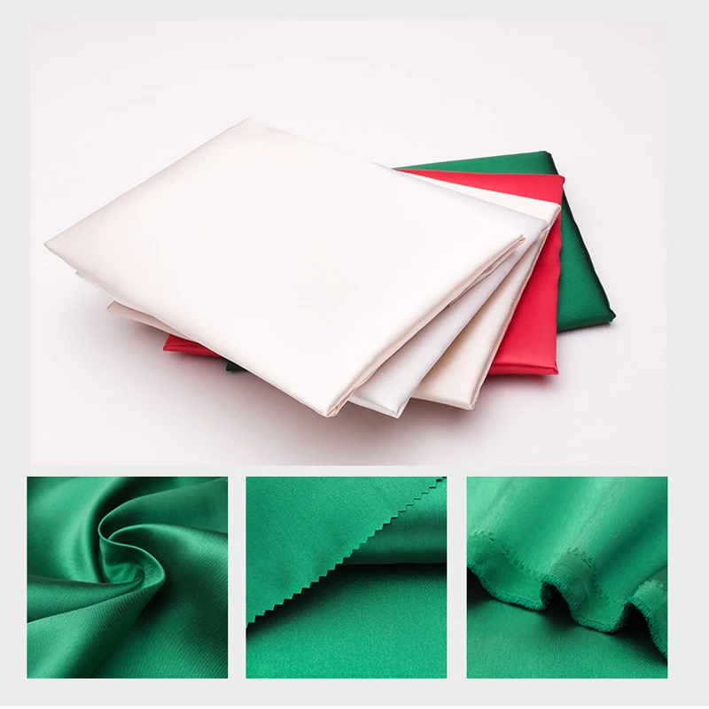 100% Polyester Twill Silk Mikado Satin Fabric for Wedding/dress