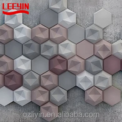 Hexagon Acoustic Parametric Wall Art - 3D Hexagonal Panels