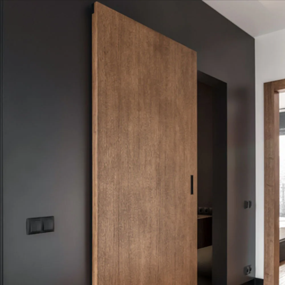Hidden Trackless Sliding Door Bedroom Bathroom Two-way Buffer Sliding ...