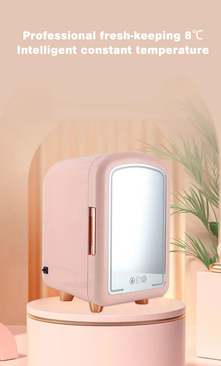 Customized Cheap 7l Small Skincare Cosmetic Pink Fridge Makeup Mini ...