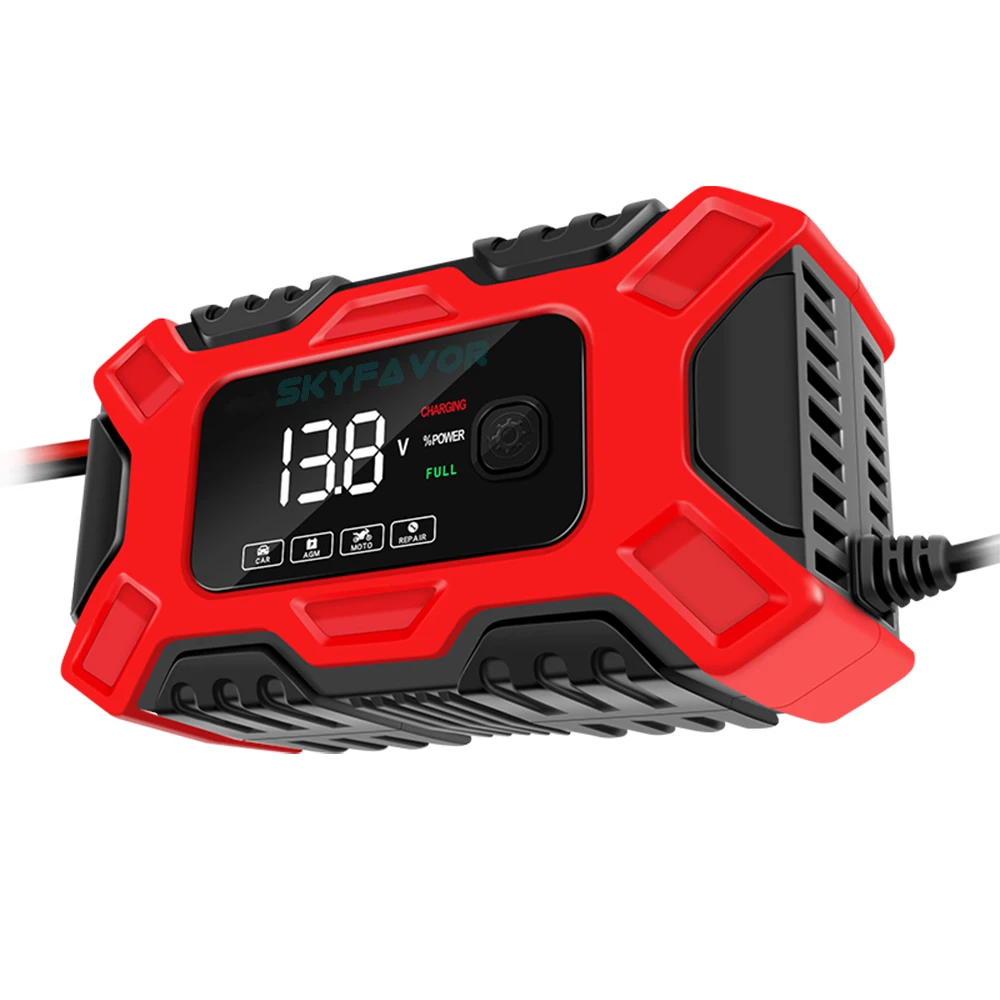 IDOITWELL 12V 6A Pulse Repair Battery Chargers - Intelligent Start Stop