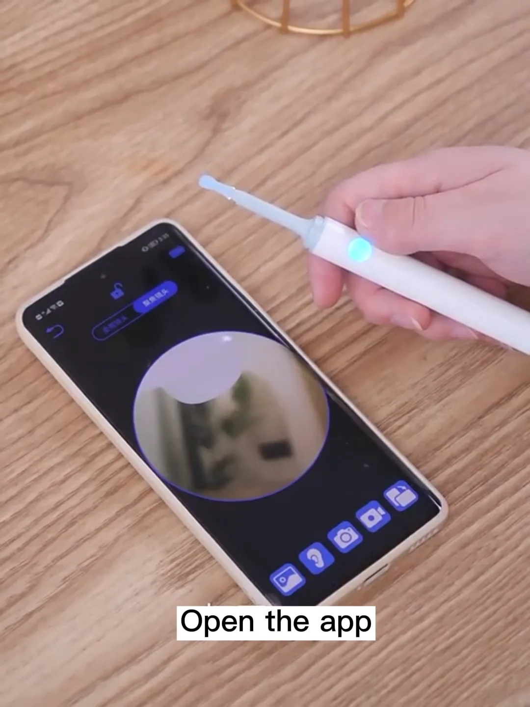 Mini Visual Ear Spoon Cleaner Wifi Hd Endoscope Electric Ear Wax ...