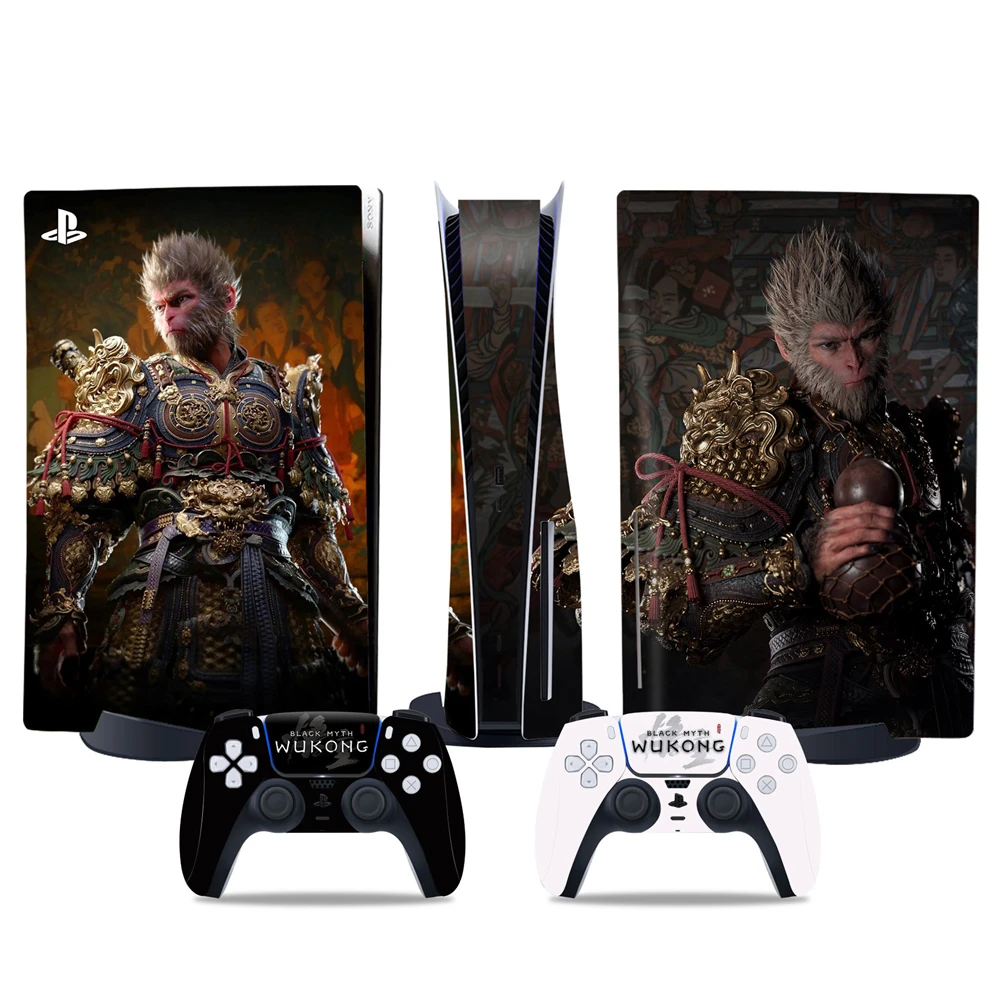 Black Myth Wukong Series for PS5 Skin Cover Decal Wrap Set