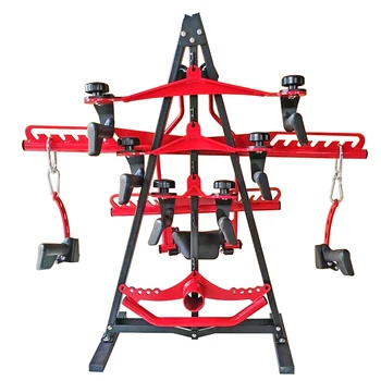 Lat Pulldown Attachments 8pcs Cable Pulley Machine Multi-grip Spreader ...