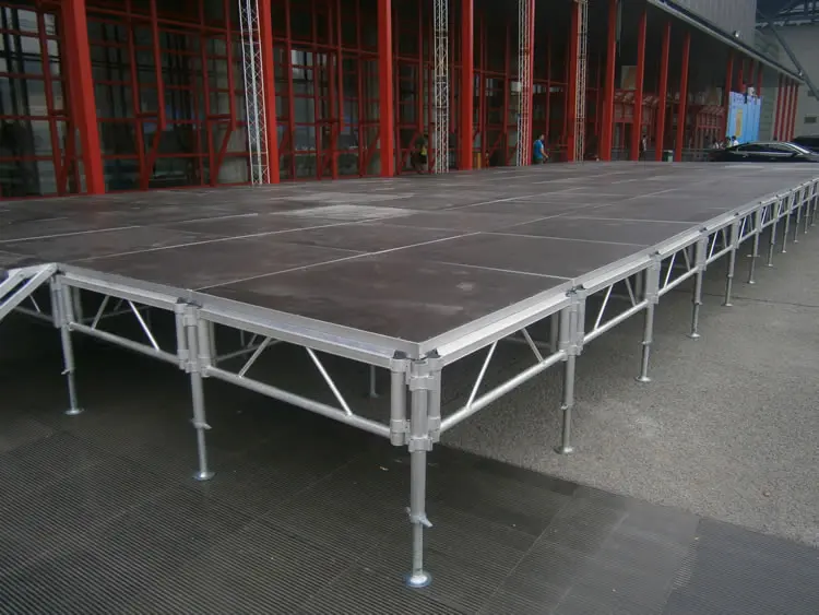 Fashionable Aluminum Stage Platform with Lighting Truss Plywood Stage ...