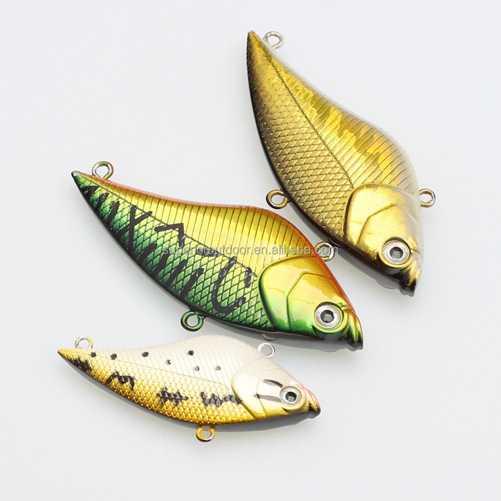 Superiorfishing Vibe Lure 55mm 68mm Vibration Lure Hard Abs Bait Vib ...