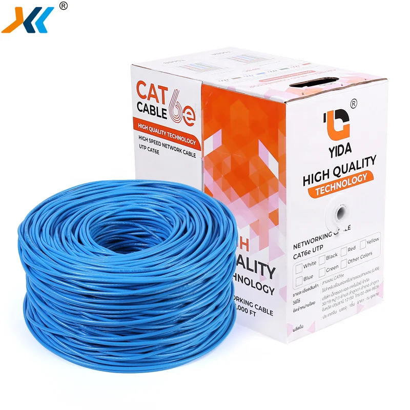 Factory Price Cat6 Lan Cable SFTP 24AWG Copper CCA Cat6 Network Cable ...