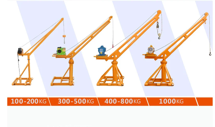 Mini Hydraulic Crane - Portable Lift for Easy Goods Handling
