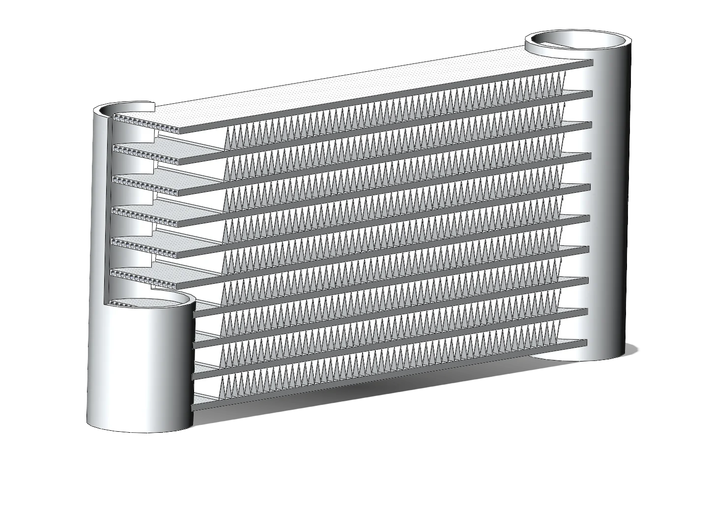 Micro Channel Heat Exchanger Refrigerator Microchannel Condenser Heat ...