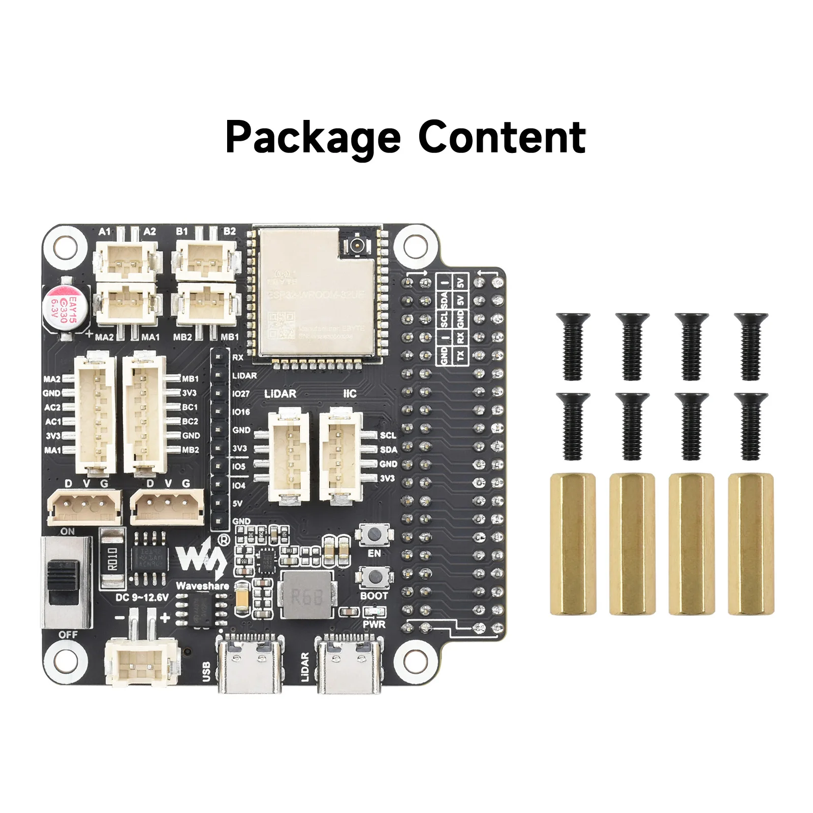 General Driver Board For Robots,Based On Esp32,Multi-functional ...