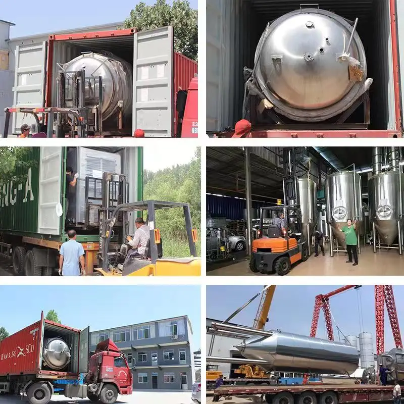 Ss 1000 Liters Conical Fermenter And Brew Kettle Complete Beer Brewing ...