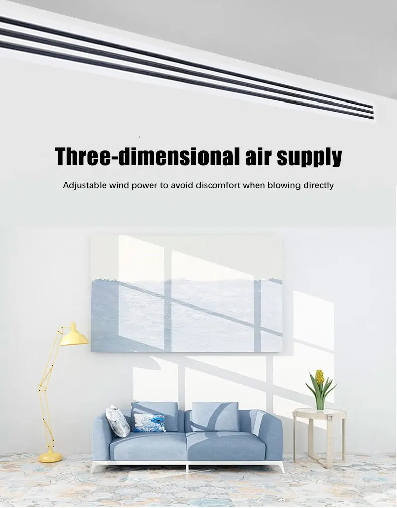 Hvac Hidden Linear Slot Diffuser Customized Ceiling Aluminum ...