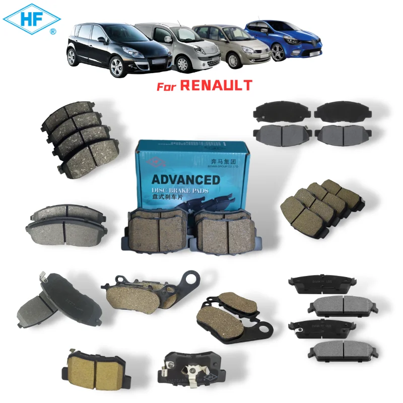 Use For Renault Megane Fluence Duster Clio Logan Master Brake Pad Rear ...