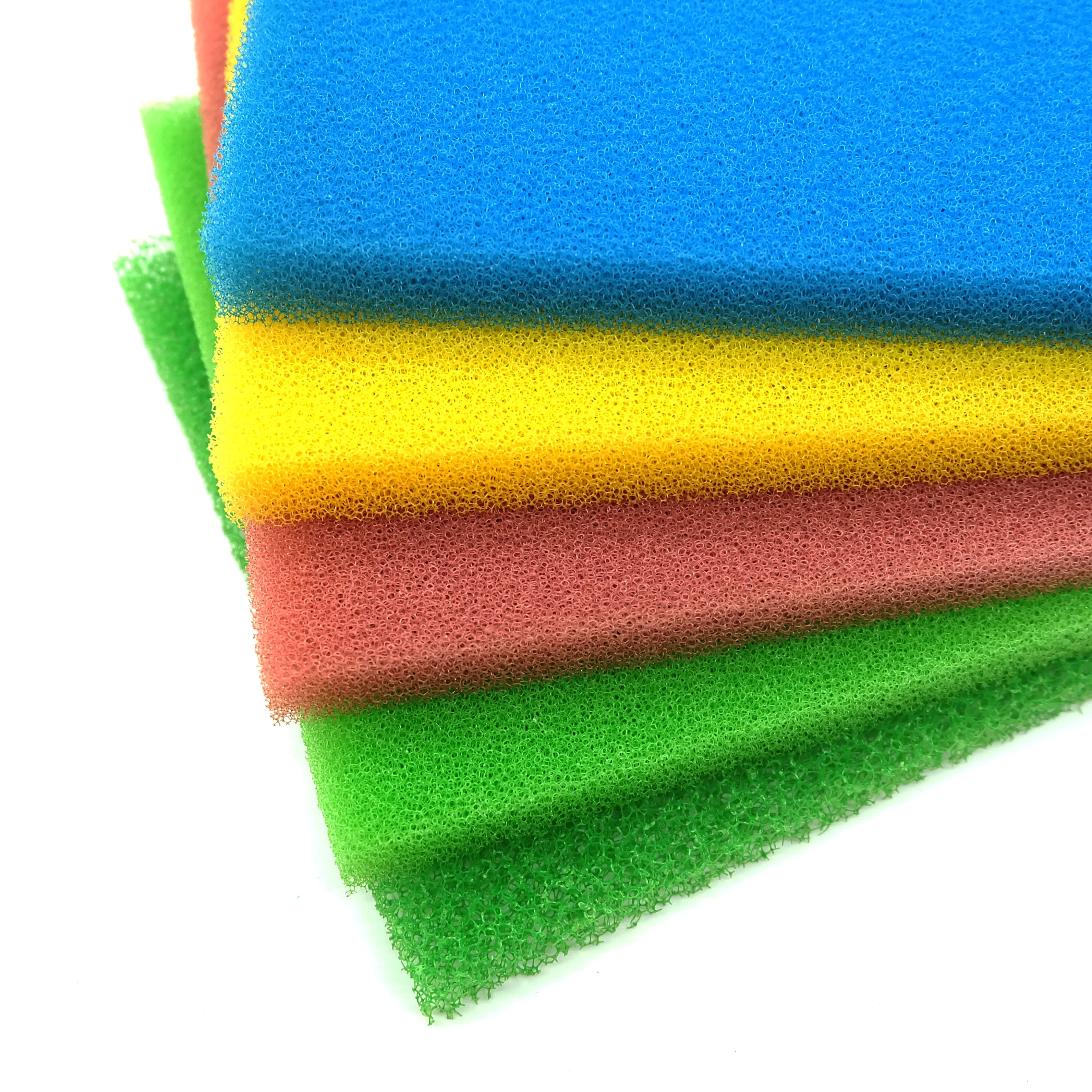 10 PPI to 60 PPI Open Cell Polyurethane Filter Sponges